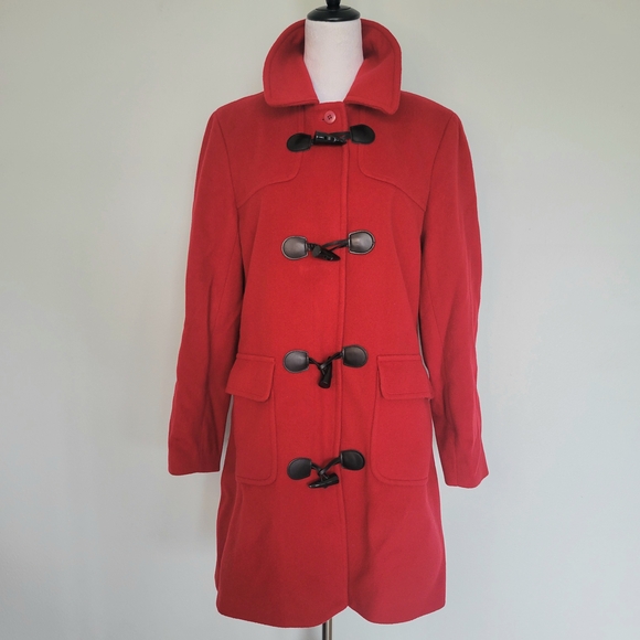 Casual Corner | Jackets & Coats | Casual Corner Vintage Red Wool ...